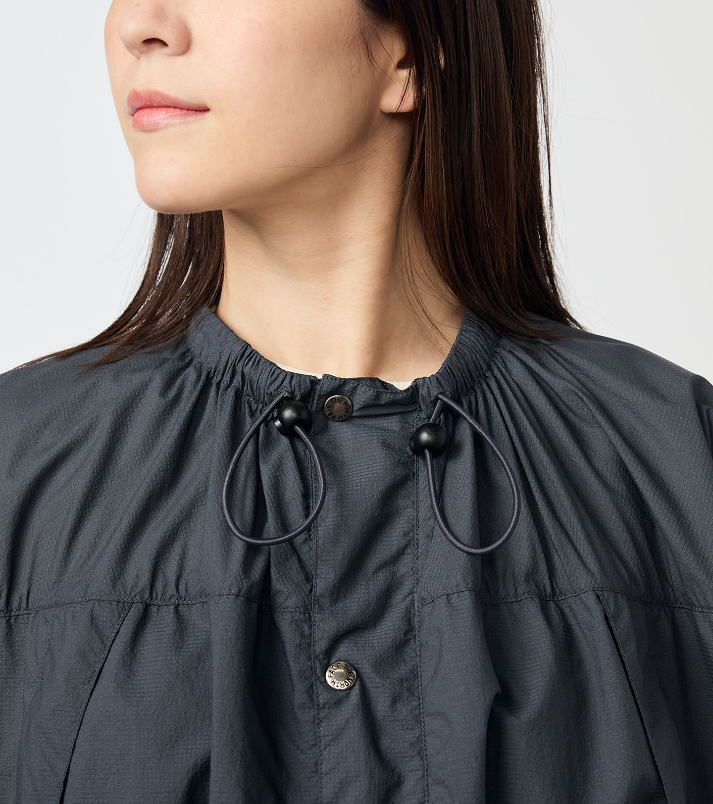 nanamica / Garment Dyed Nylon Field Shirred Coat