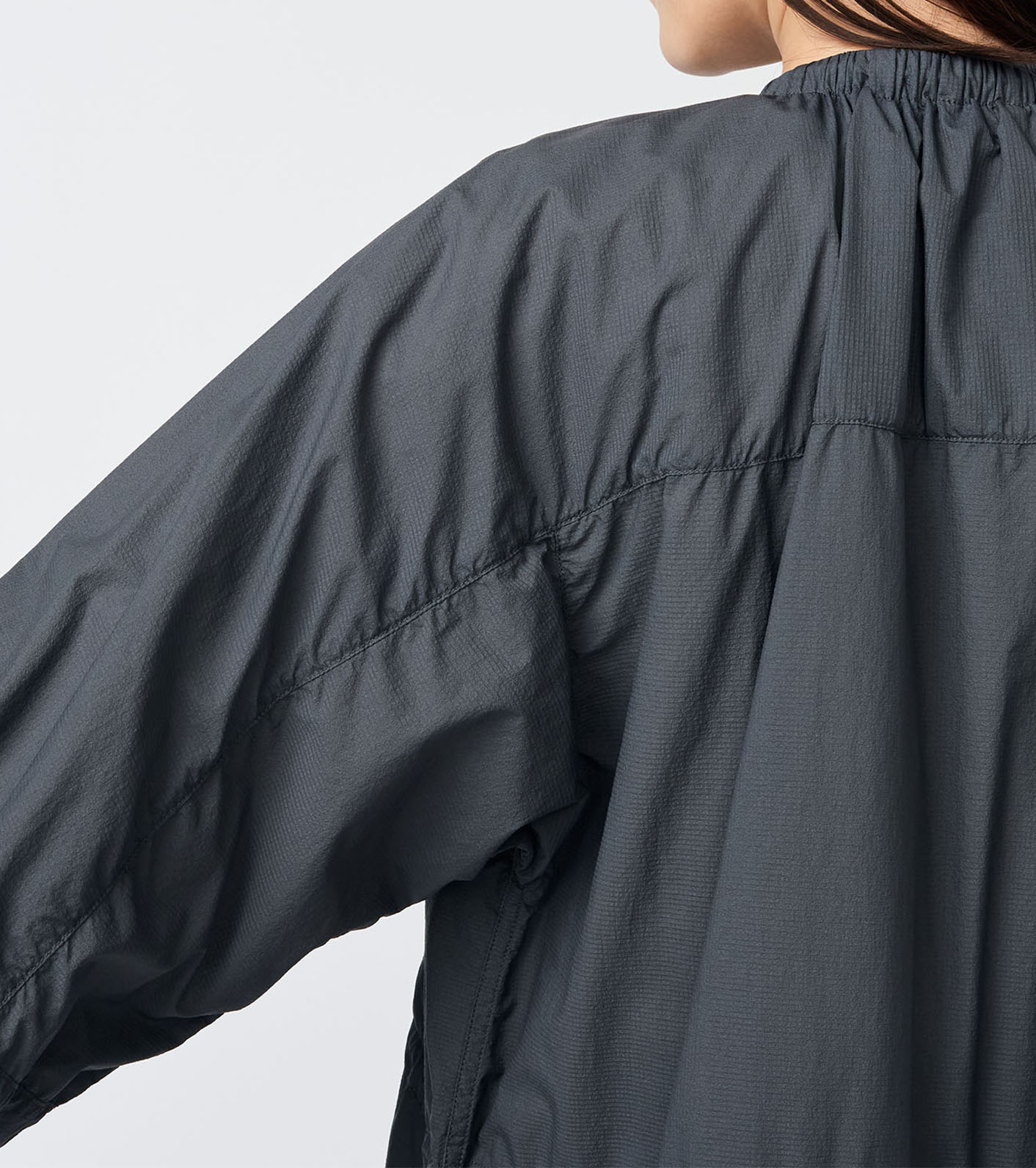 nanamica / Garment Dyed Nylon Field Shirred Coat