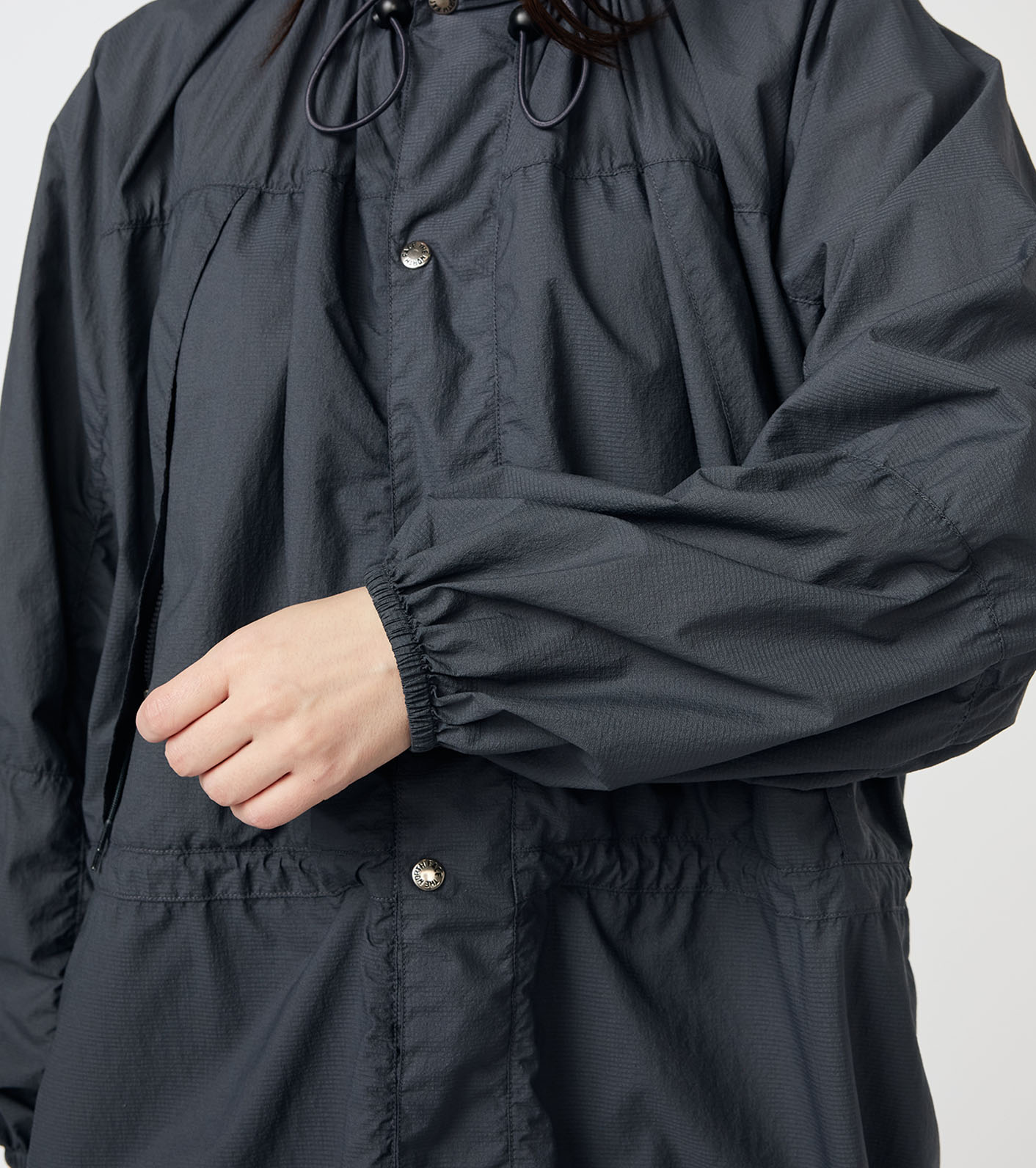 nanamica / Garment Dyed Nylon Field Shirred Coat