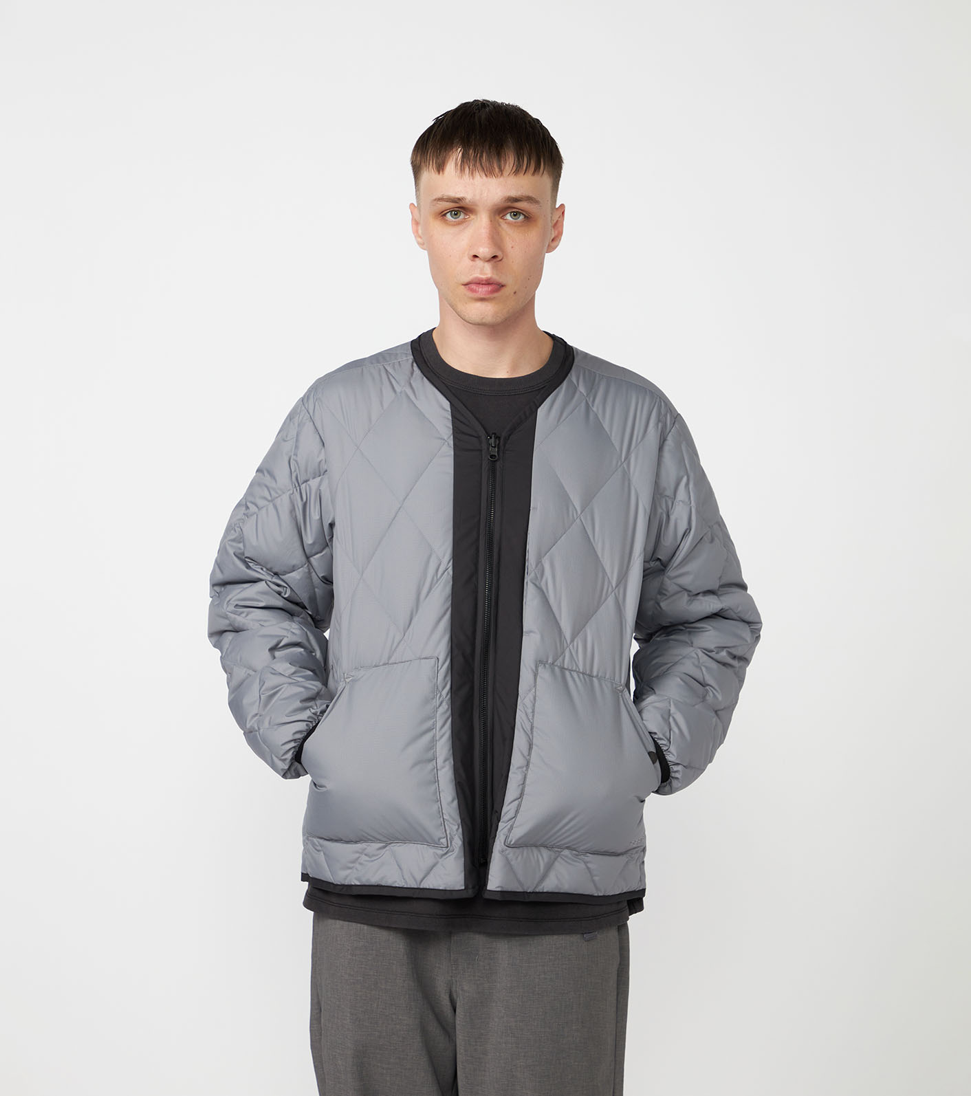 nanamica / PERTEX QUANTUM PLAS Field Down Cardigan